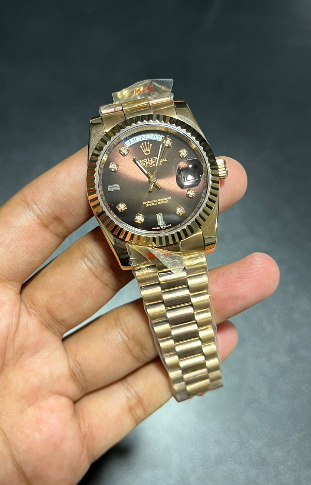 Daydate Diamond Choco Dial | 36mm – Outrun Future